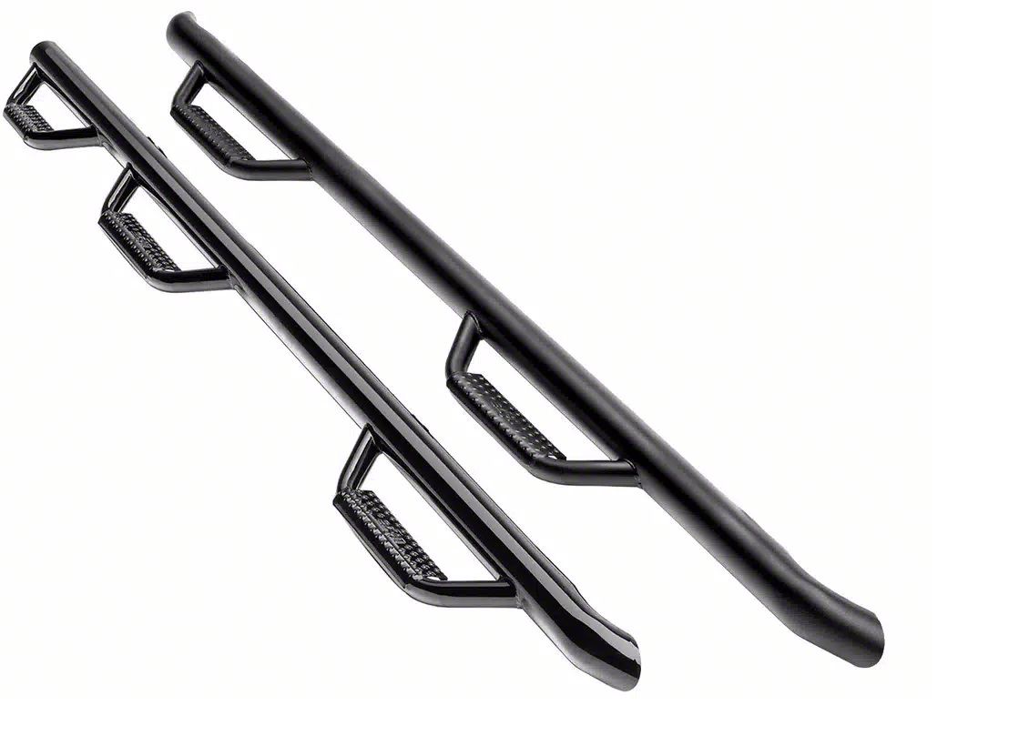 N-Fab Titan XD Wheel 2 Wheel Bed Access Nerf Side Step Bars; Textured ...