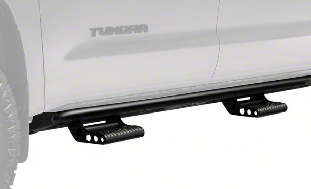 N-Fab Tundra Cab Length RKR Side Rails with Detachable Steps; Textured ...