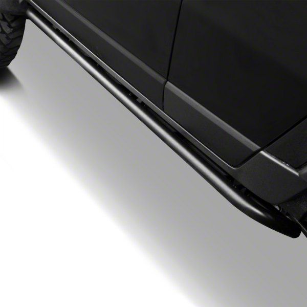N-Fab Tundra Cab Length RKR Side Rails; Textured Black T224RKRCC (22-26 ...