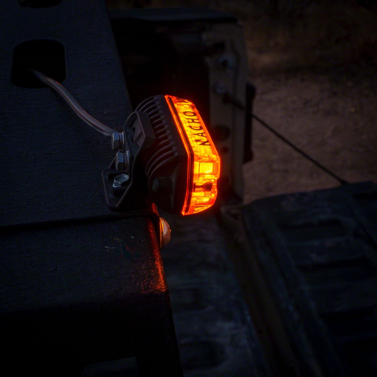 Nacho Offroad Technology Jeep Wrangler NANO Amber LED Lights; Scene ...