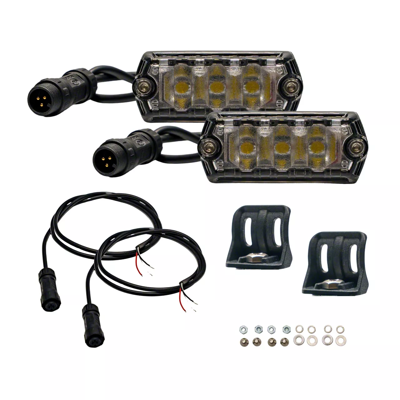 Nacho Offroad Technology Jeep Wrangler NANO White LED Lights; Scene ...