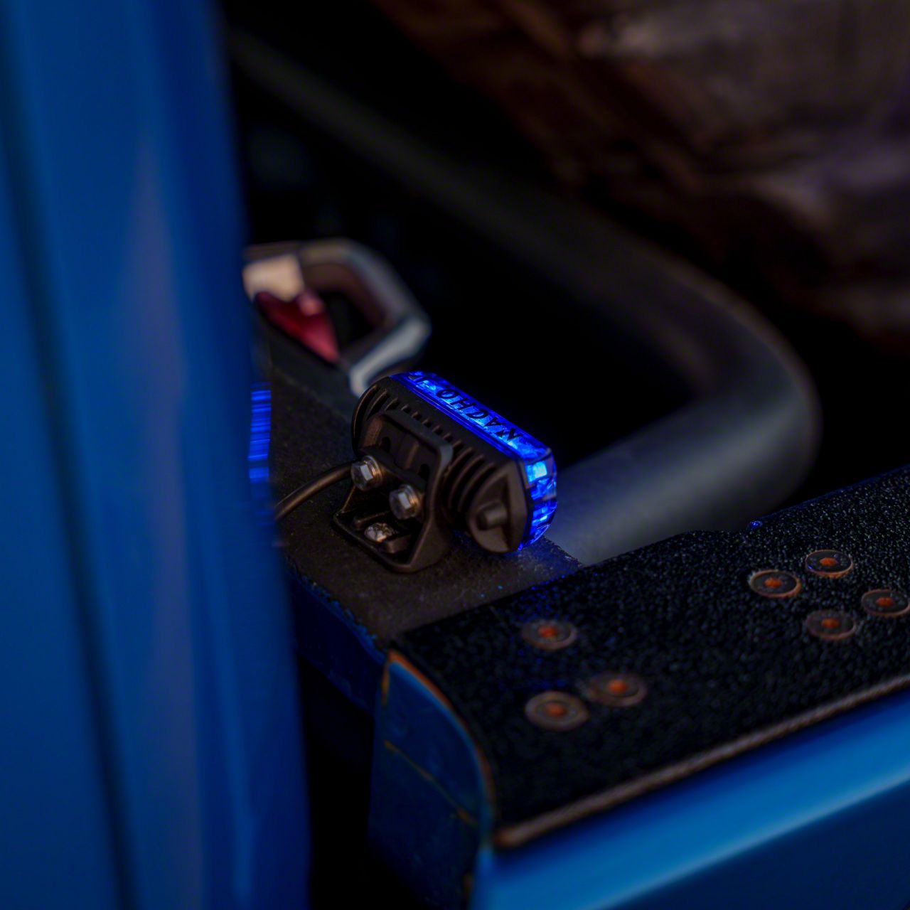 Nacho Offroad Technology Tacoma NANO Blue LED Lights; Scene Beam; 2 ...