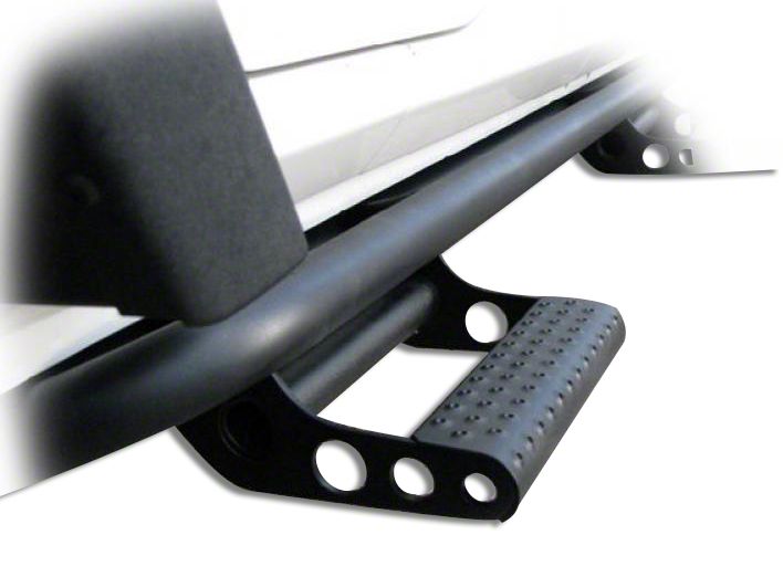 N-Fab Jeep Wrangler Cab Length RKR Side Rails with Detachable Steps ...