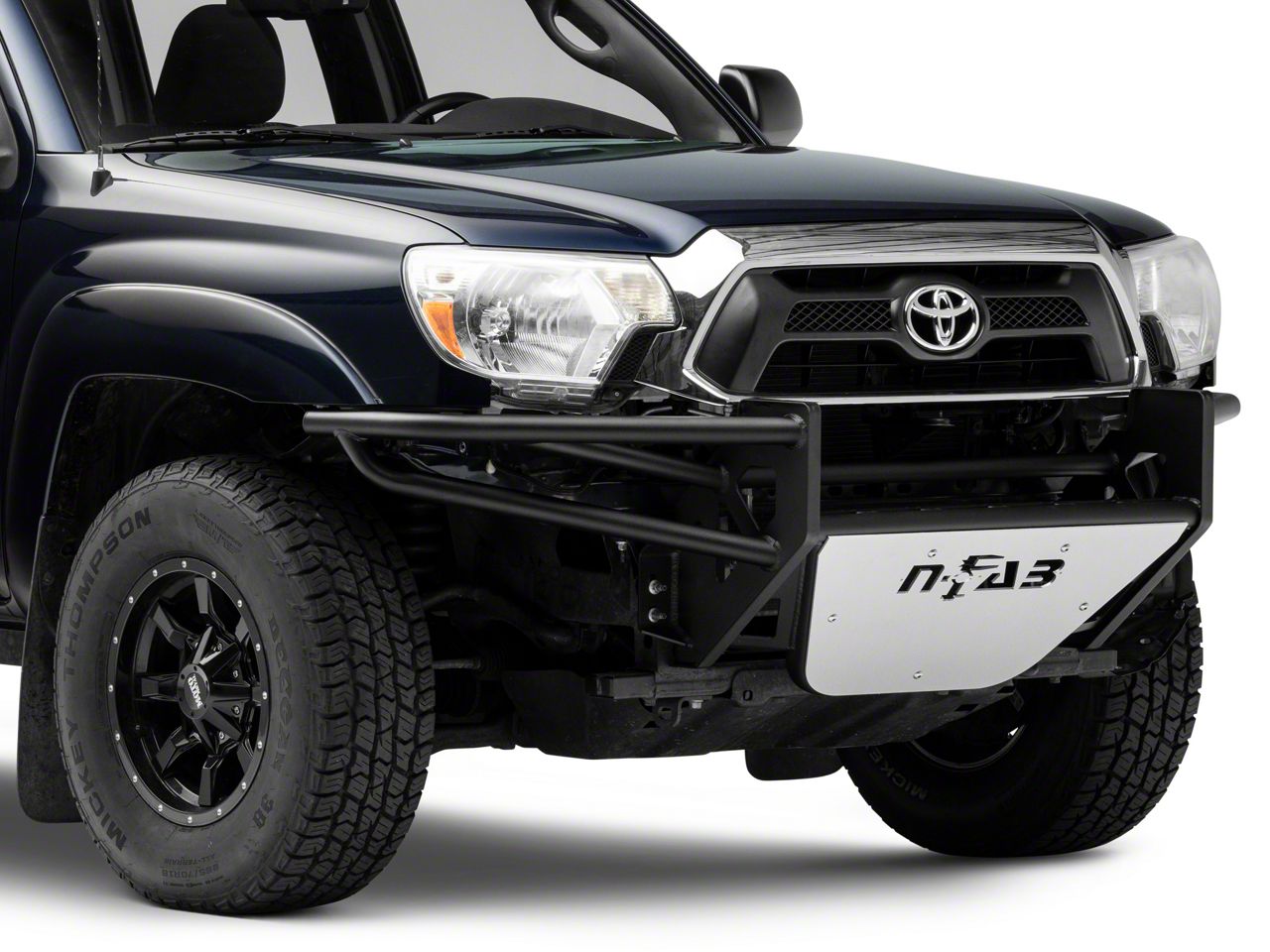 N-Fab Tacoma R.S.P. Pre-Runner Front Bumper with Multi-Mount; Textured ...