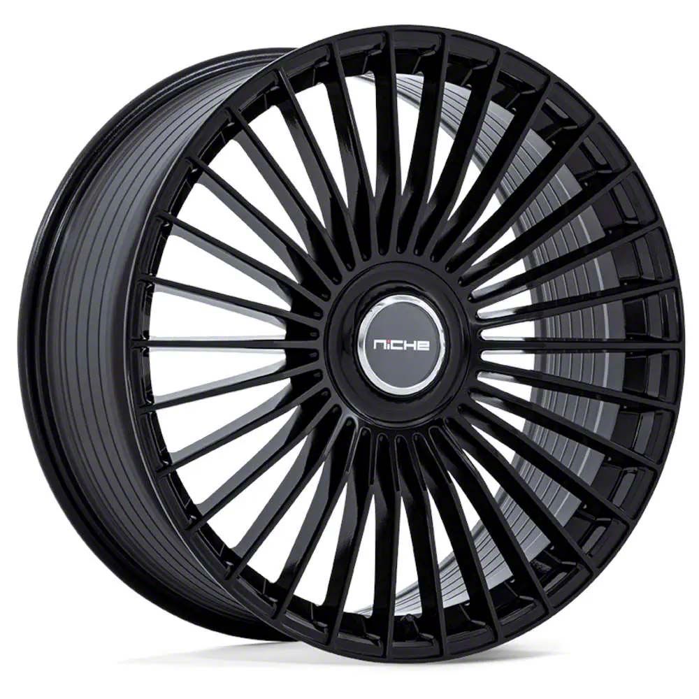 Niche Toyota 4-Runner Serene Gloss Black 6-Lug Wheel; 24x10; 30mm ...