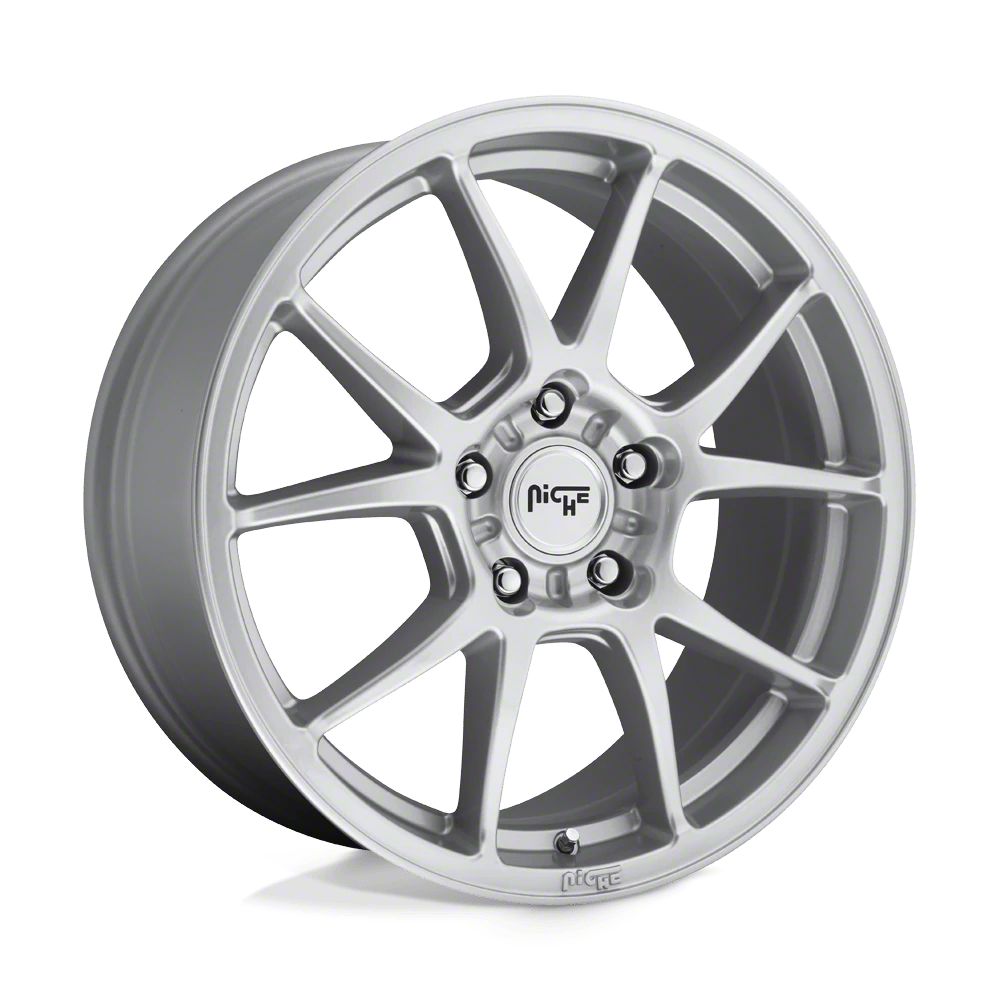 Niche Jeep Cherokee Messina Gloss Silver Wheel; 18x8 M175188065+40 (84 ...