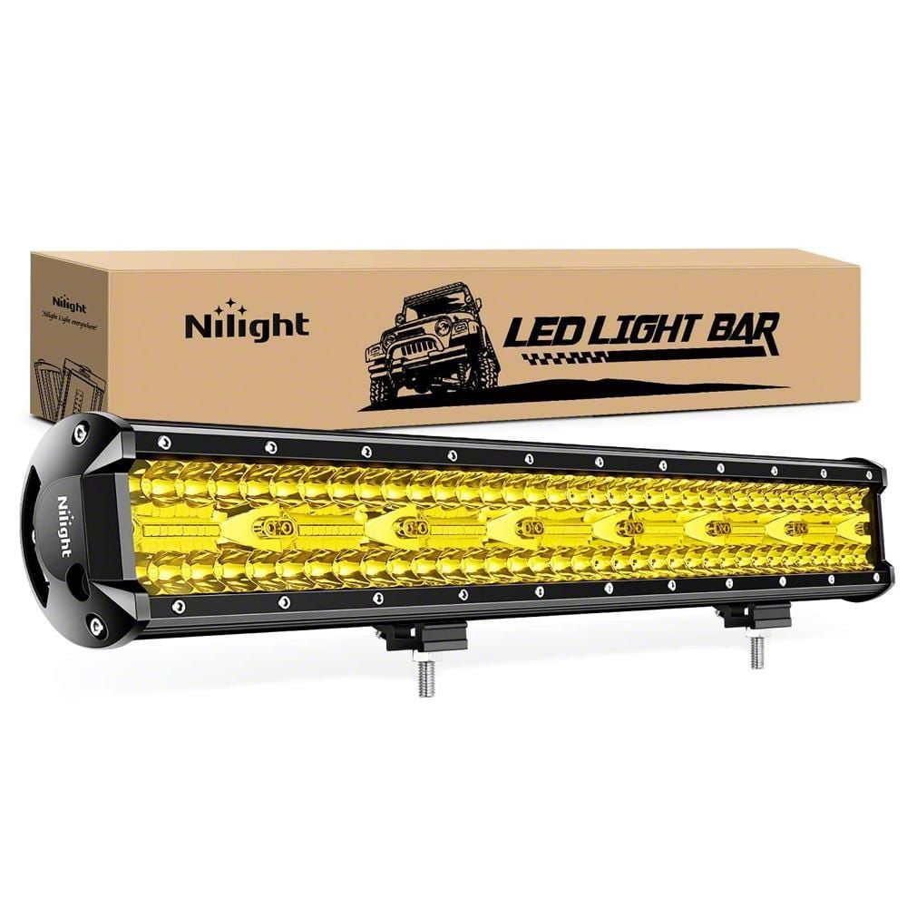 Toyota 4-Runner 20-Inch Triple Row LED Light Bar; Spot/Flood Combo Beam ...