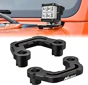 Jeep Gladiator Single A-Pillar Light Windshield Mounting Brackets (20 ...