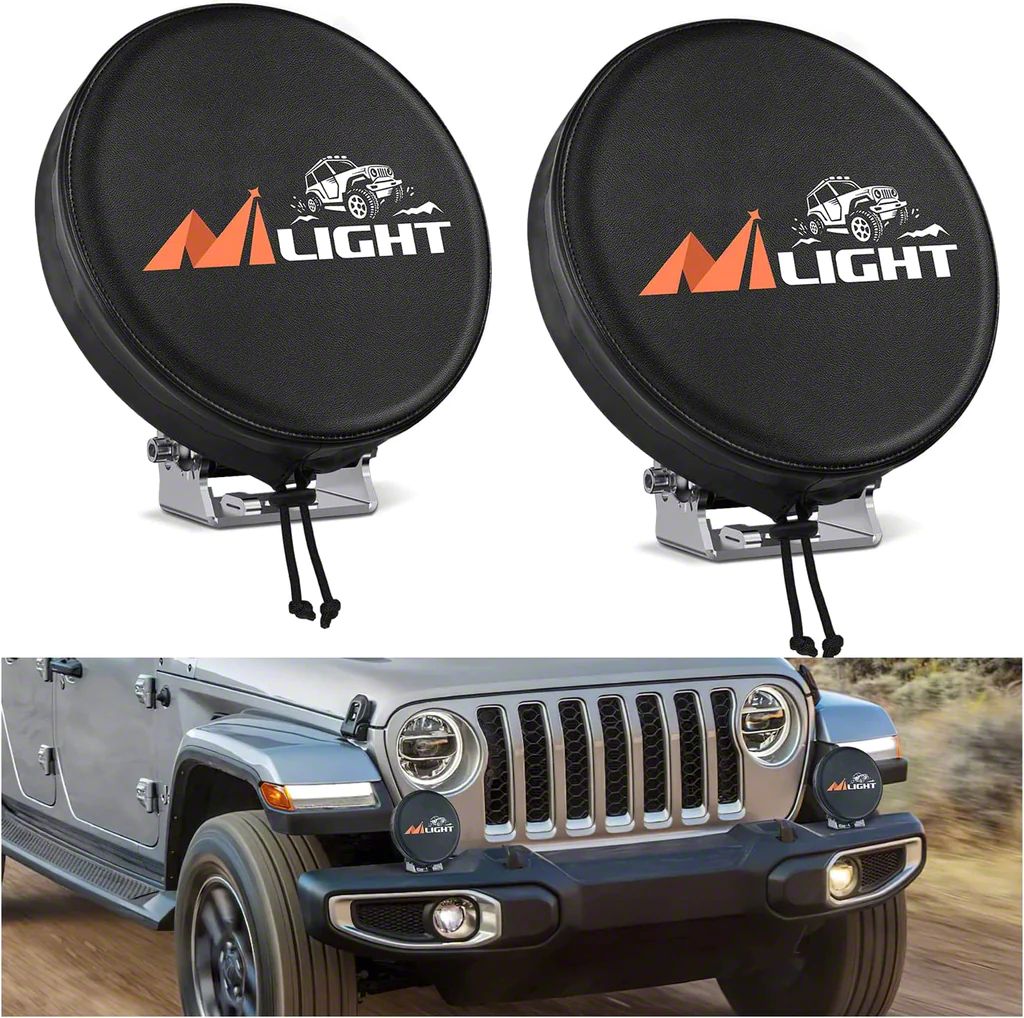 Jeep Renegade 7-Inch Round LED Driving Lights (Universal; Some ...