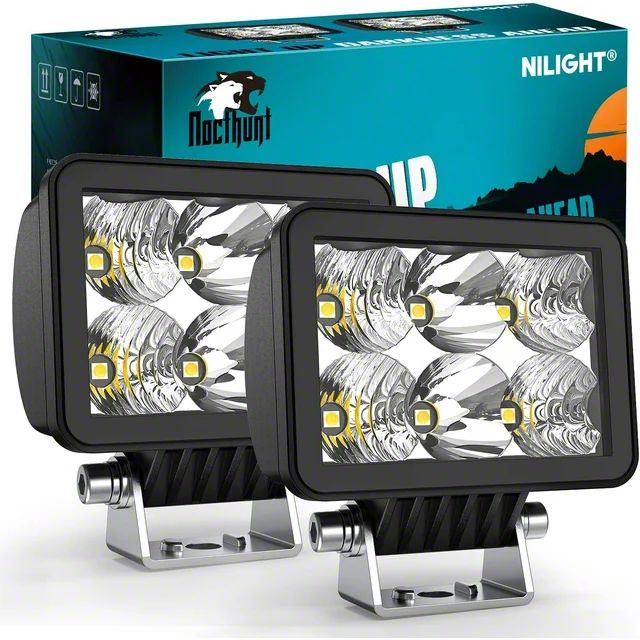 Tacoma 3.30-Inch LED Lights; Spot/Flood Combo Beam (Universal; Some ...