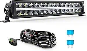 Tundra 16-Inch LED Light Bar with DRL; Anti-Glare Flood/Spot Combo Beam ...