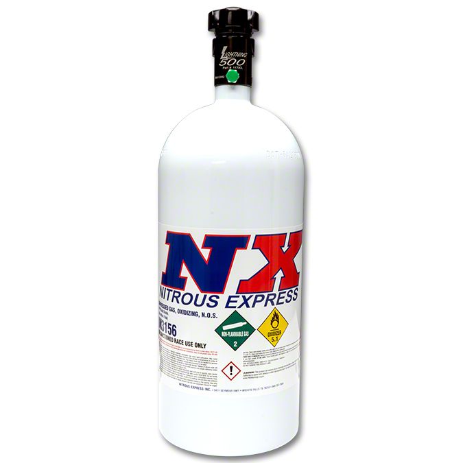 Nitrous Express Universal XT Nitrous Bottle with Lightning 500 Valve ...