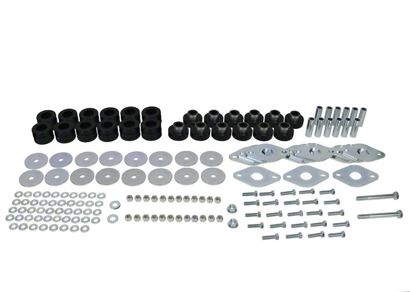 Nolathane Jeep Wrangler Body Mount Bushing Kit with Hardware REV220 ...