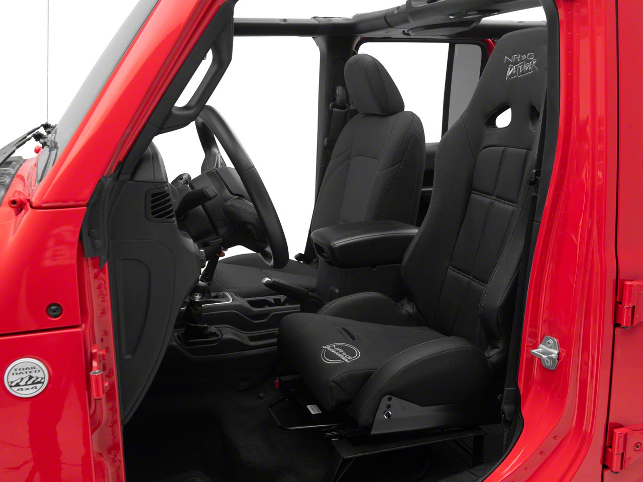 NRG Innovations Jeep Gladiator Defender Water-Resistant Suspension Seat ...