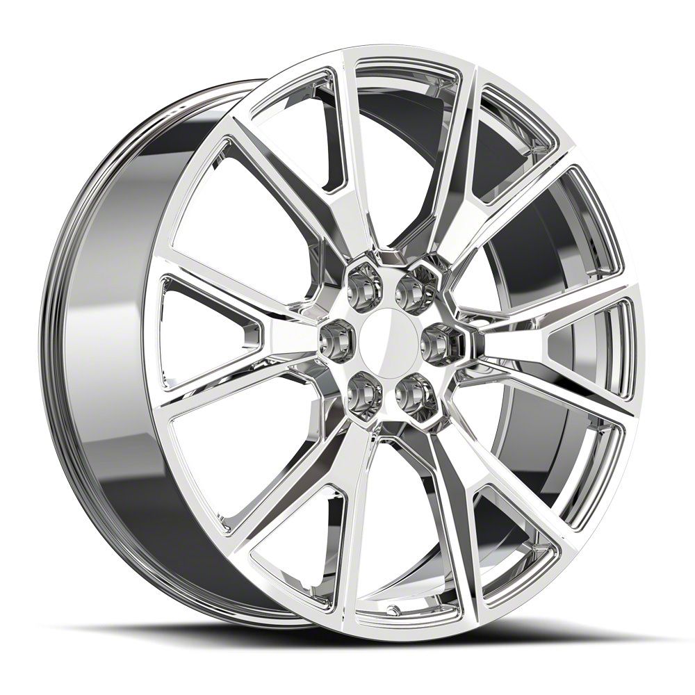 OE Revolution Titan C-19 Nano Chrome 6-Lug Wheel; 24x10; 30mm Offset ...