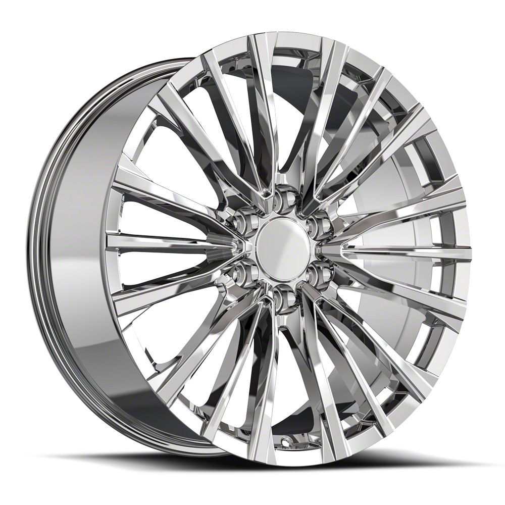 OE Revolution Titan CAD-36 Nano Chrome 6-Lug Wheel; 22x9; 31mm Offset ...