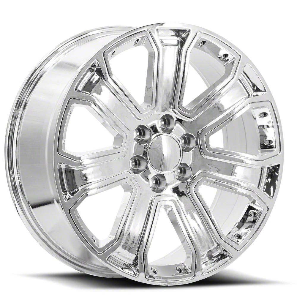 OE Revolution Titan G-06 Chrome 6-Lug Wheel; 24x10; 31mm Offset G06 ...