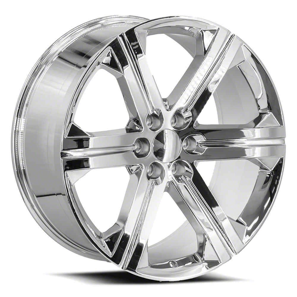 OE Revolution Titan G-13 Chrome 6-Lug Wheel; 24x10; 30mm Offset G13 ...