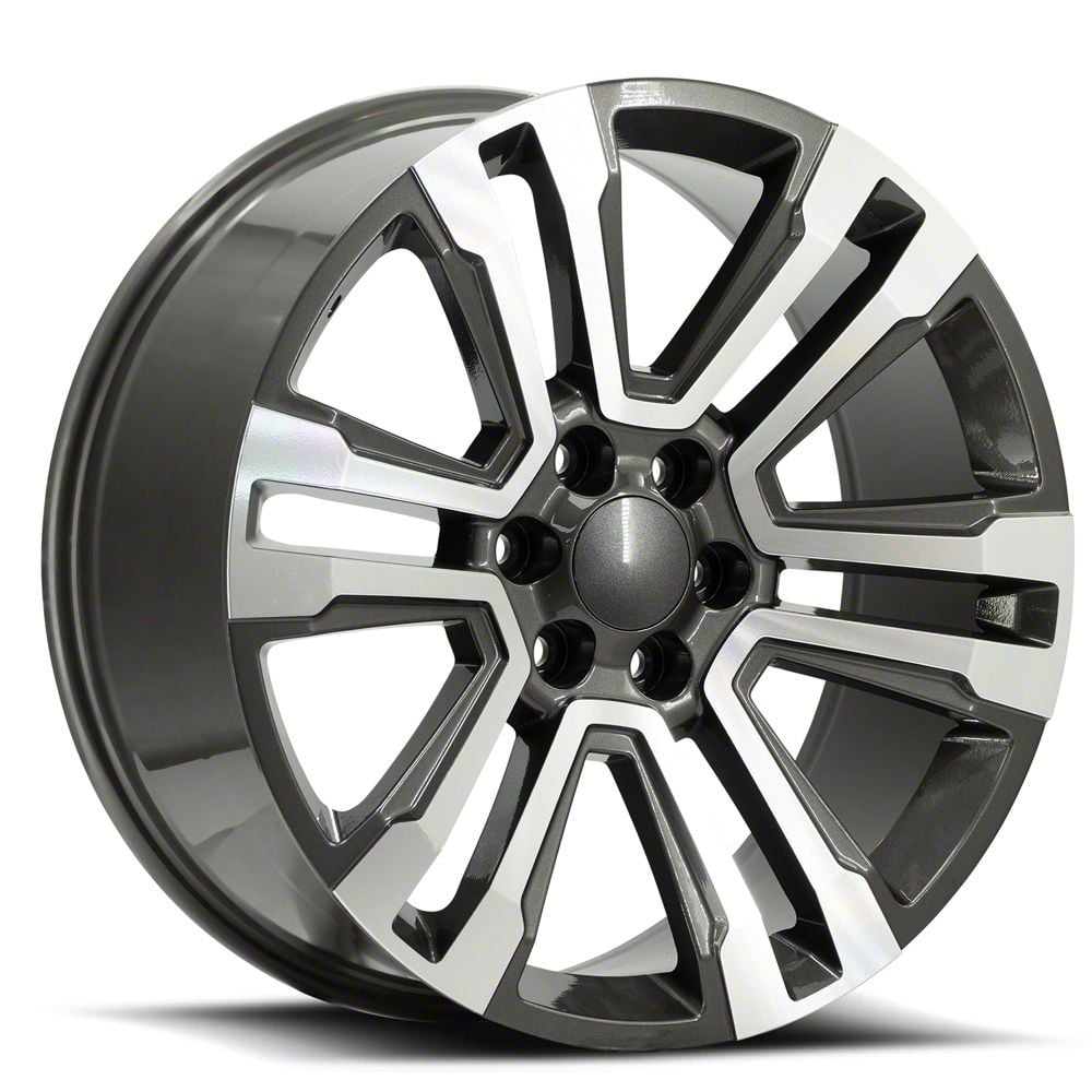 OE Revolution Titan XD G-10 Gunmetal and Machined 6-Lug Wheel; 26x10 ...