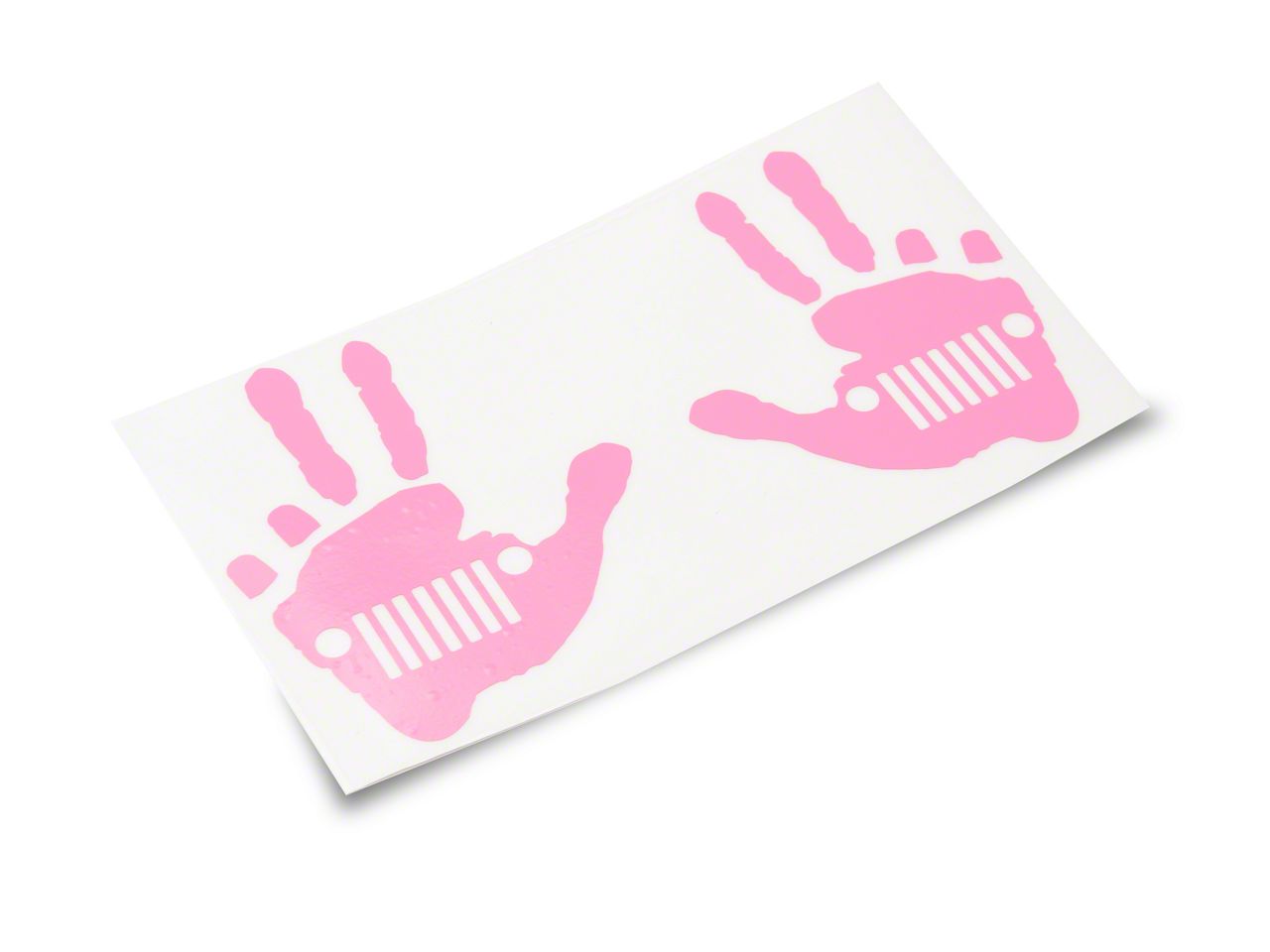 Jeep Licensed by RedRock Jeep Gladiator Jeep Peace Grille Decal; Pink ...