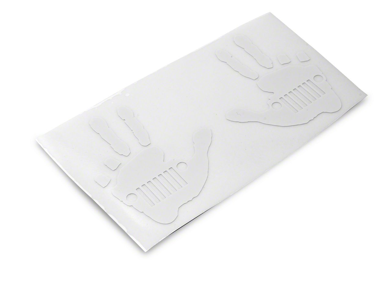 Jeep Licensed by RedRock Jeep Gladiator Jeep Peace Grille Decal; White ...