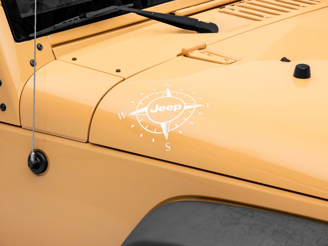 Jeep Licensed by RedRock Jeep Wrangler Small Compass Decal with Jeep ...