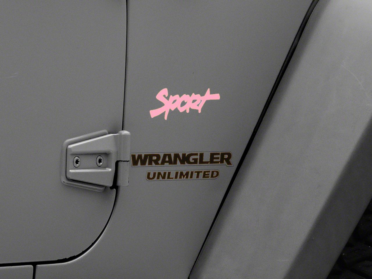 Jeep Licensed by RedRock Jeep Wrangler Sport Script Side Logo Decal ...