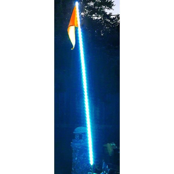 Universal XT LED Flag Pole Whip; Blue; 6-Foot (Universal; Some ...