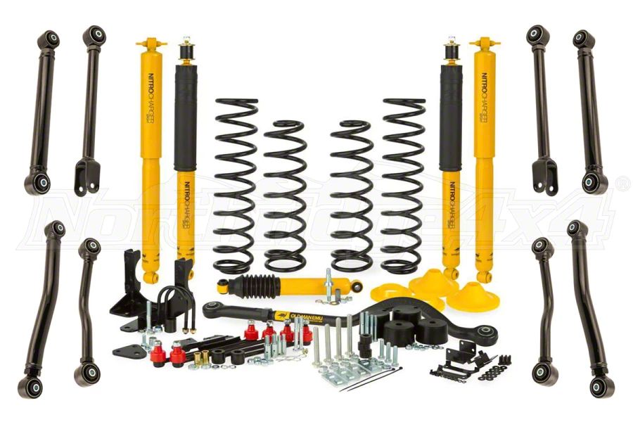Old Man Emu Jeep Wrangler 4-Inch Light/Heavy Load Suspension Lift Kit ...