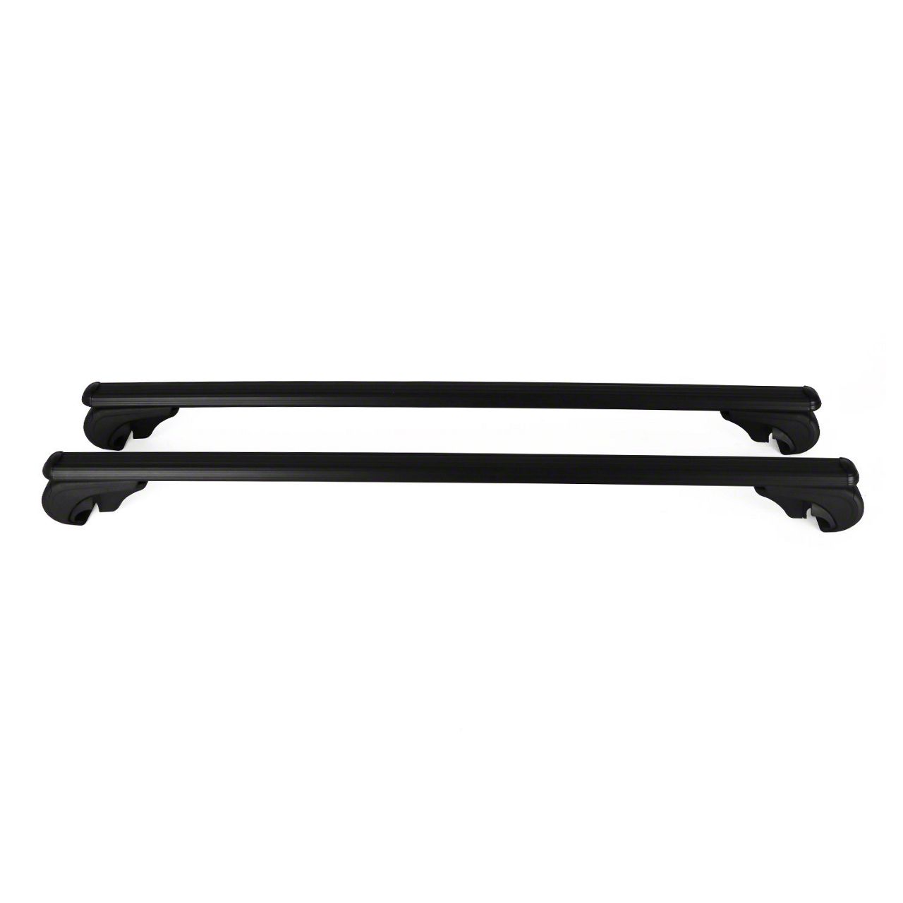 OMAC Toyota 4-Runner Lockable Roof Rack Cross Bars; Black U013191 (06 ...