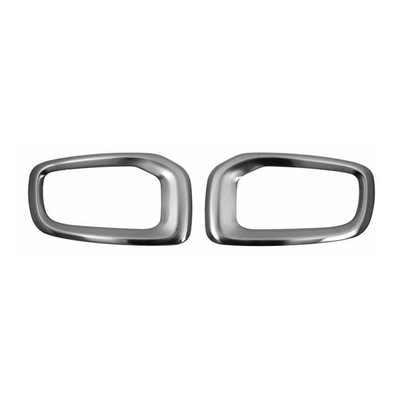 OMAC Jeep Renegade Fog Light Bezel Covers; Brushed Dark Steel 1708103BT ...