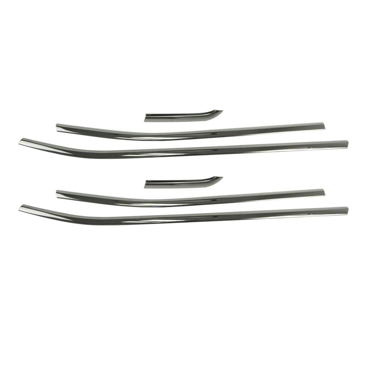 OMAC Jeep Renegade Window Molding Trim Streamer; Dark Steel 1708141B ...