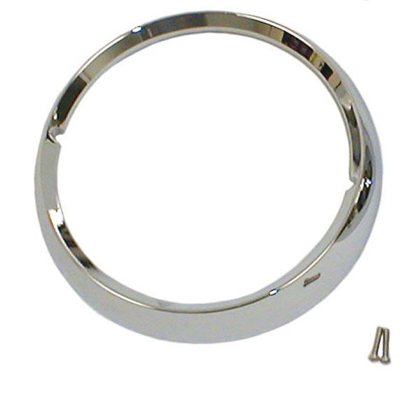 Jeep Wrangler Bezel Headlamp Chrome (72-86 Jeep CJ5 & CJ7) - Free Shipping