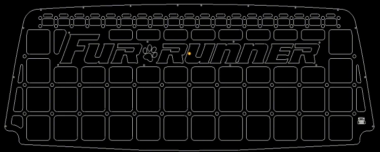 Orange Boxx Fabrication Toyota 4-Runner Rear Hatch Cover Box Type MOLLE ...