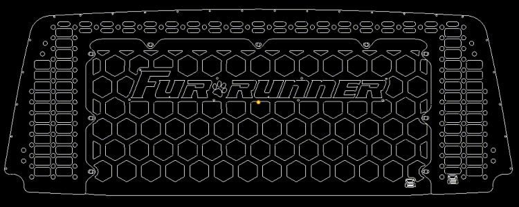 Orange Boxx Fabrication Toyota 4-Runner Rear Hatch Removeable Honeycomb ...