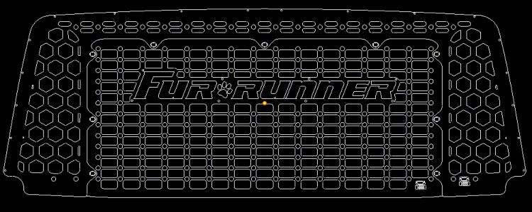Orange Boxx Fabrication Toyota 4-Runner Rear Hatch Removeable MOLLE ...