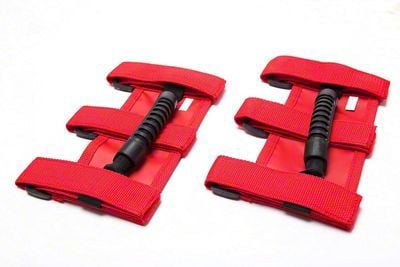 Outland Jeep Gladiator Ultimate Grab Handles; Red 391350503 (Universal ...