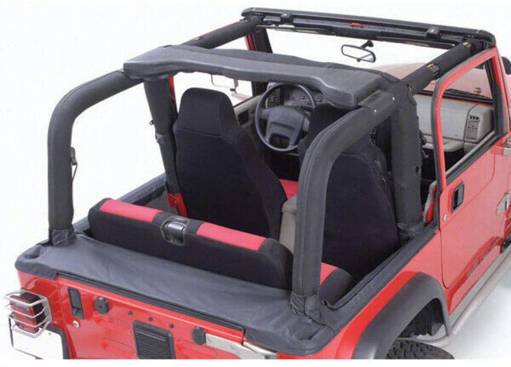 Outland Jeep Wrangler Roll Bar Cover Kit; Black Denim 391361115 (92-95 ...