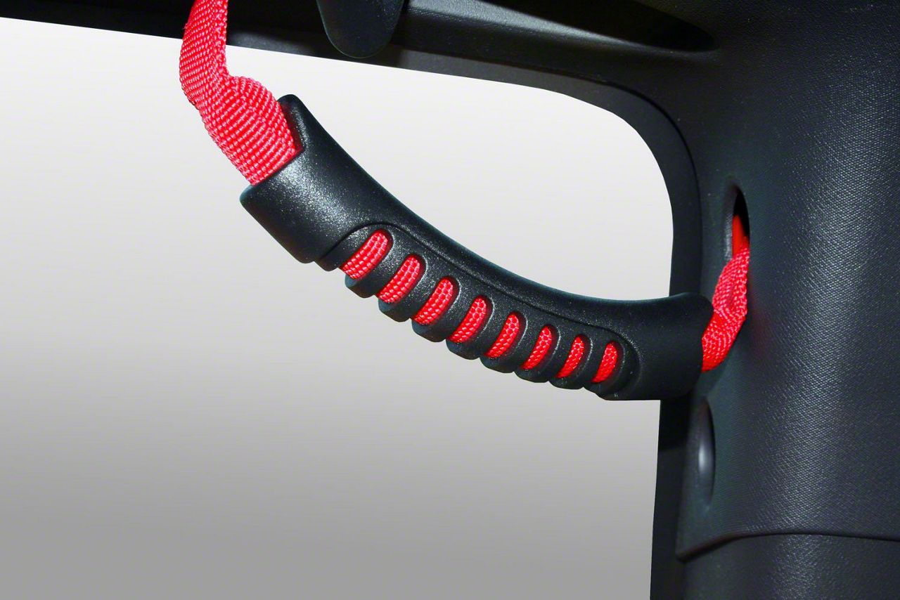 Outland Jeep Wrangler Ultimate Rear Grab Handles; Red 391330515 (07-18 ...