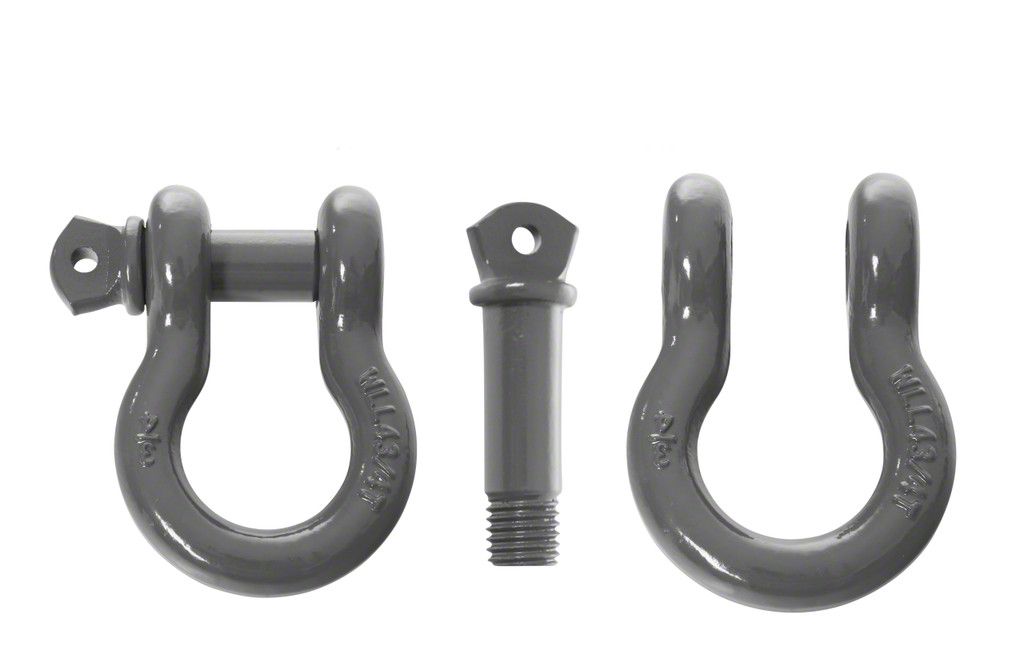 Overland Vehicle Systems Tacoma 3/4-Inch 4.75-Ton Recovery Shackles ...
