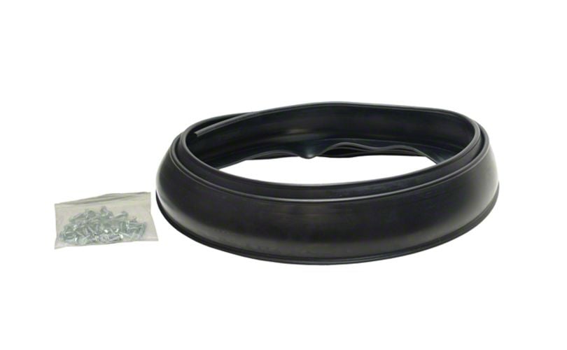 Titan Flexy Flare Rubber Fender Extensions; Heavy Duty No-Lip; 2-1/2 ...