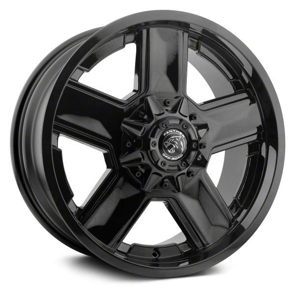Panther Off Road Tacoma 577 Gloss Black 6-Lug Wheel; 20x9; 18mm Offset ...