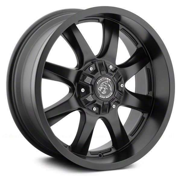Panther Off Road Titan XD 578 Flat Black 6-Lug Wheel; 20x9; 12mm Offset ...