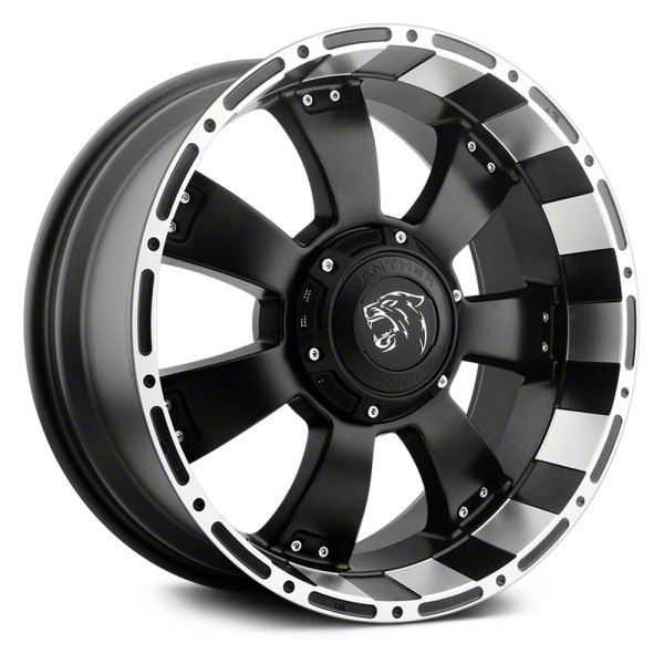 Panther Off Road Tundra 815 Flat Black Machined 6-Lug Wheel; 20x9; 0mm ...