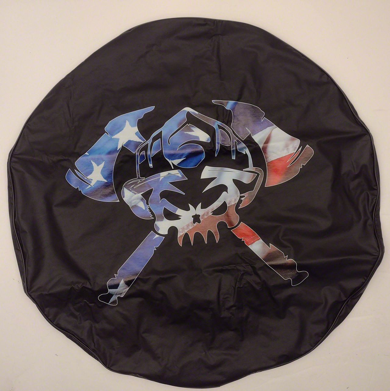 Jeep Wrangler Patriotic Skull Axes Spare Tire Cover (66-18 Jeep CJ5 ...