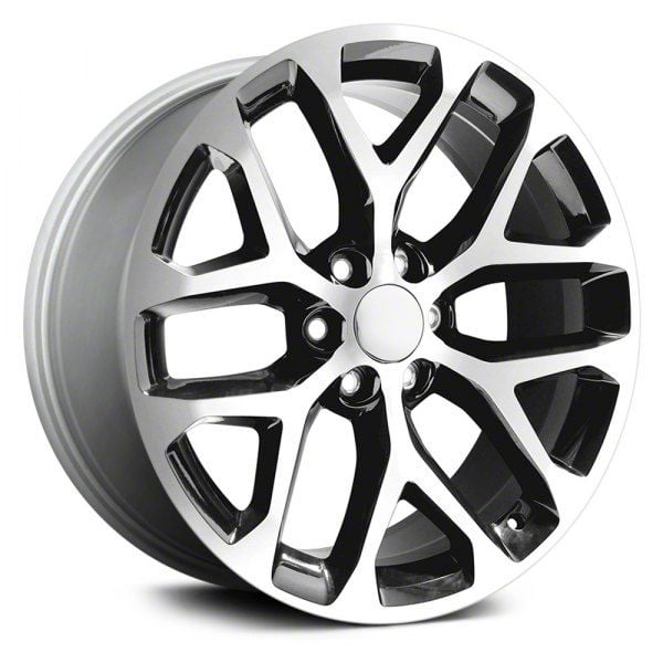 Titan XD PR177 Gloss Black Machined 6-Lug Wheel; 20x9; 24mm Offset (16 ...