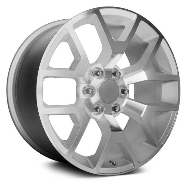 Tundra PR169 Silver Machined 6-Lug Wheel; 20x9; 27mm Offset (22-24 ...