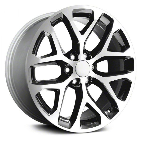 Tundra PR177 Gloss Black Machined 6-Lug Wheel; 20x9; 24mm Offset (22-24 ...
