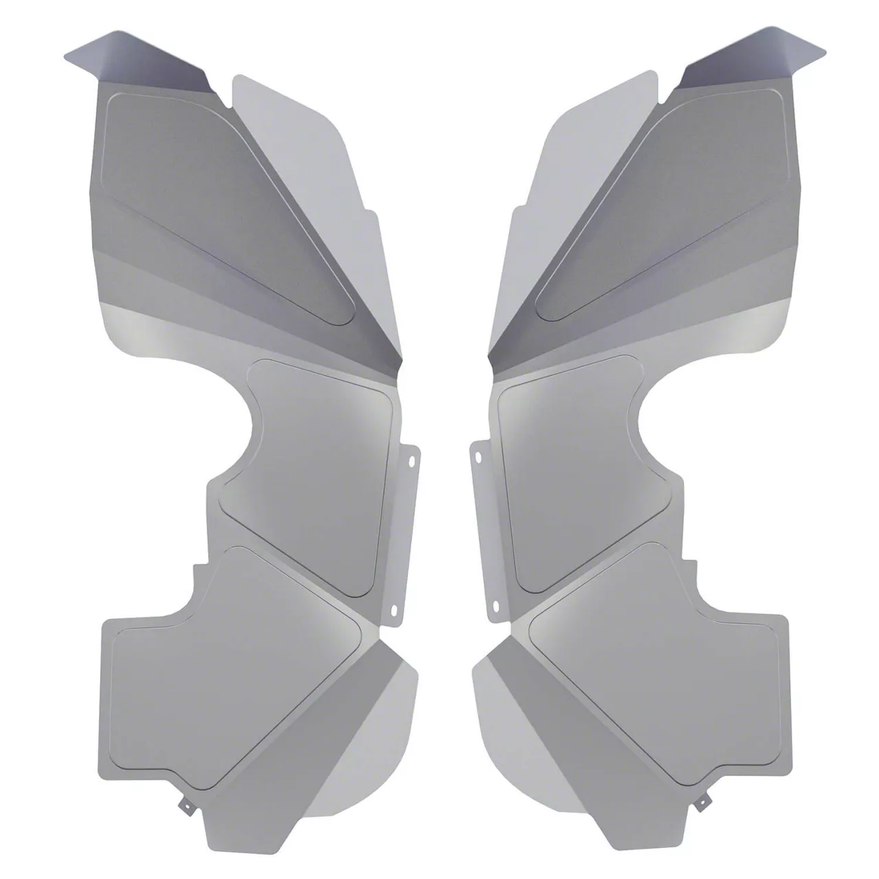 Poison Spyder Jeep Wrangler Front Inner Fenders; Raw 1702080 (07-18 ...