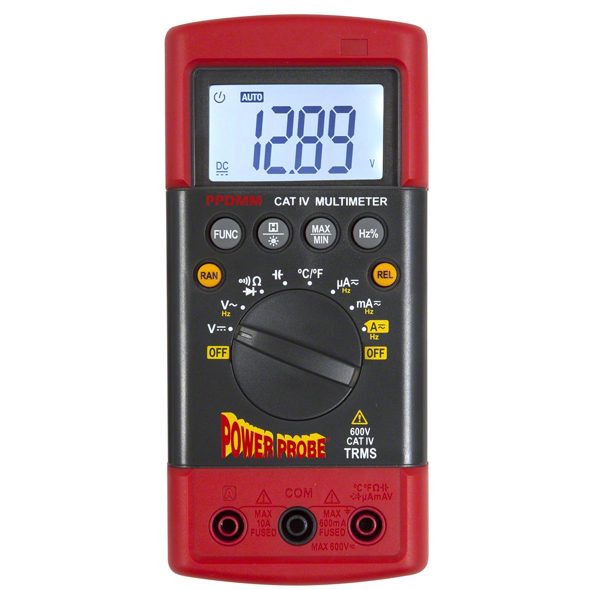 Power Probe Universal XT CAT-IV 600V Digital Multlmeter PPRPPDMM - Free ...
